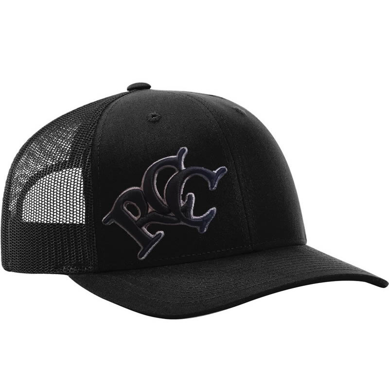 RCC Black Snapback Trucker Hat - Redneck Clothing Co.