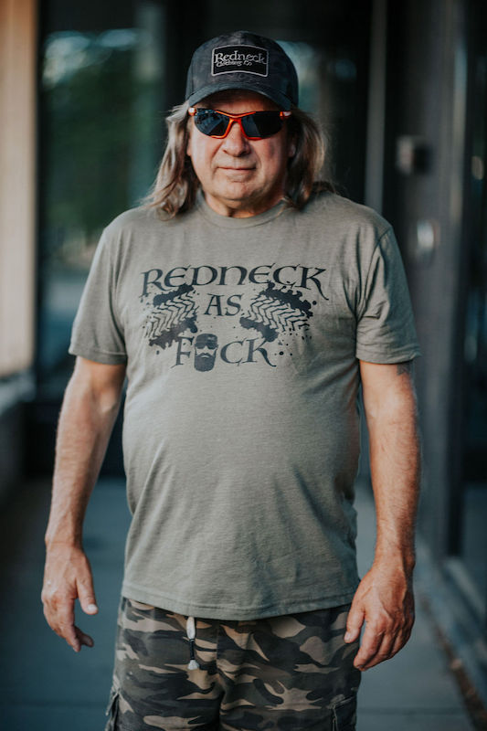 Men’s MID-Weight Hoodie – Camo Redneck Writing - Redneck Clothing Co.